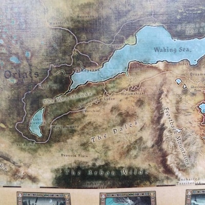 Morrowind Vvardenfell Map the Elder Scrolls 3 High Quality Large Format ...