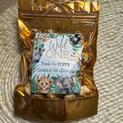 Safari Baby Shower Favors Wild One Jungle Theme Party Ready to Pop Baby ...