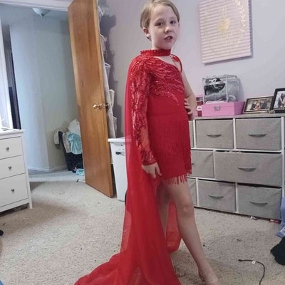 Light Pink Girls Suit With Blouse and Pants and Black Trim/ Interview ...