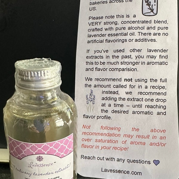 Lavender Extract, Lavender Flavoring - Etsy