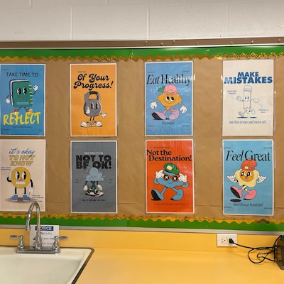 Grow Through What You Grow Through, Inspiration Art, Pink Classroom Art ...