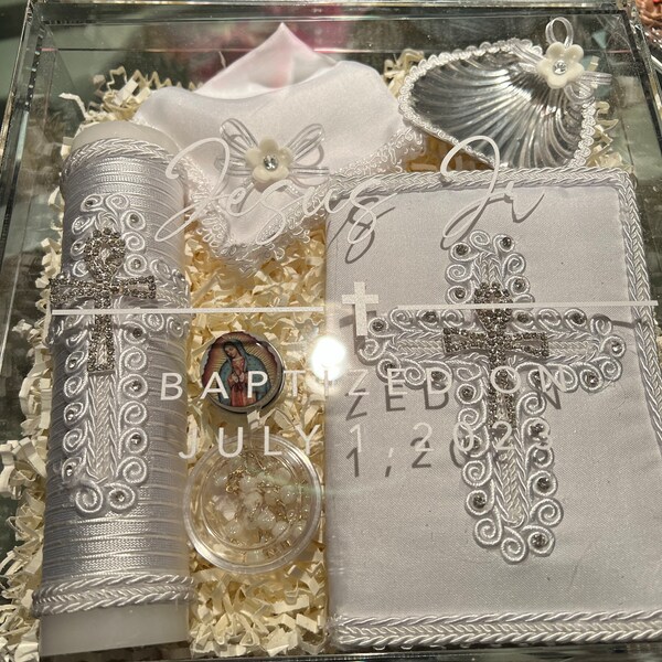 Personalized Baptism Gift Box, Baptism Gift Box, First Communion Gift ...