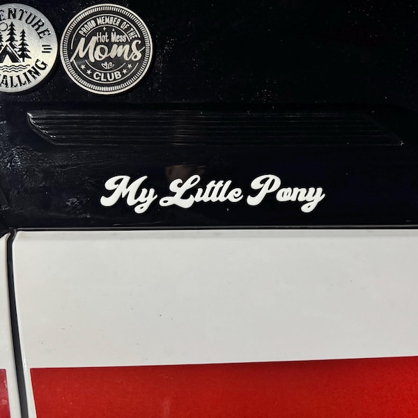 Custom Engraved Car Name Emblem Badge Black With Brushed Silver ...