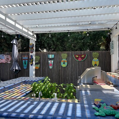 Five Piece Tiki Set Tiki Bar Signs Wall Art Hawaiian Tiki - Etsy