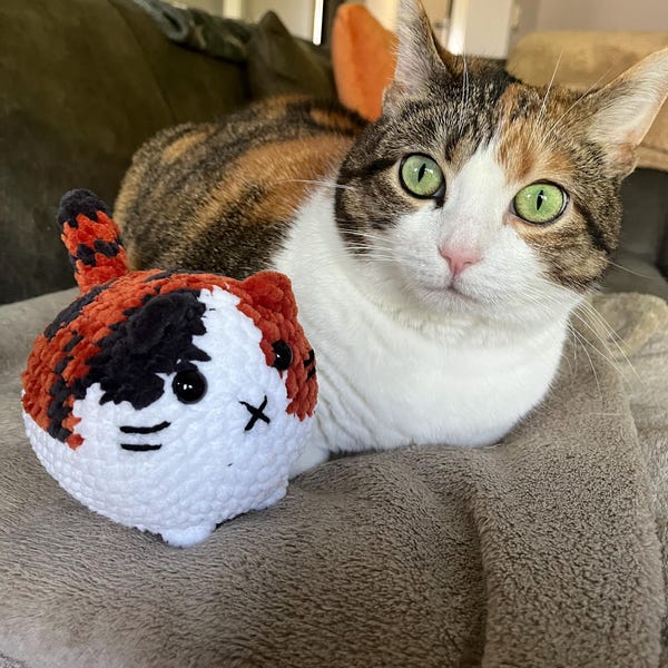 Crochet Handmade Potato Pug - Dog Amigurumi Plushie - Etsy