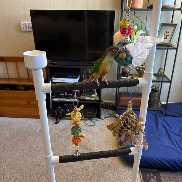 3/4" Parrot Play Gym FLOOR PERCH \ STAND **free Shipping** #13 - Etsy