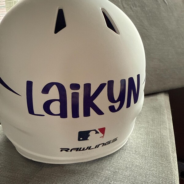 Custom Hockey Helmet Name Decal for Helmet Label Hockey Team Helmet ...