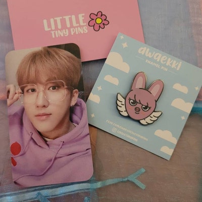 Stray Kids Changbin SKZOO Dwaekki Angel / Flying Pig Pin - Etsy