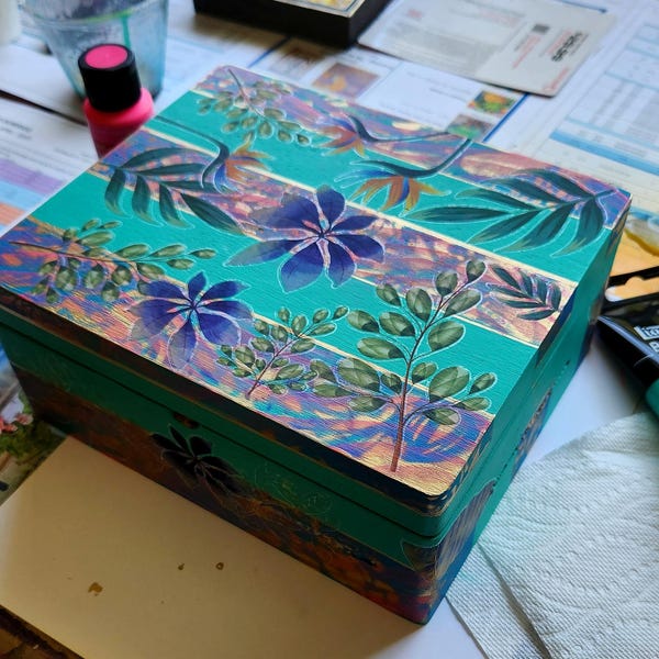 Two Girls Sharing a Gift| Paper Design #117|A4 Paper - Decoupage Paper ...