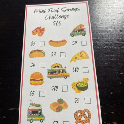 Mini Utility Bills Savings Challenge for A6 Envelopes Cash - Etsy