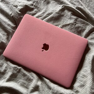 Frosted Leather Pink Hard Case Cover for Macbook Air 13 - Etsy