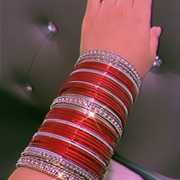 Gajjra Churiyan magenta - Etsy