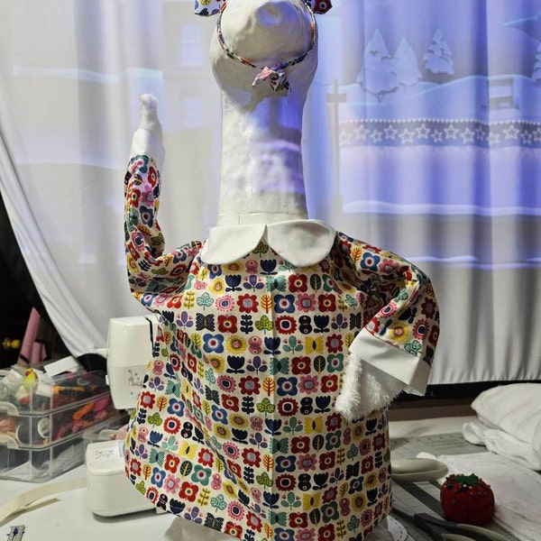 Goose Clothes Pattern for SHIRT DRESS & Poseable Wings - Etsy