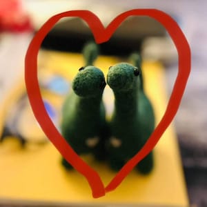 Woolly Bunny Bookmark Needle Felt Felted Handmade Wool - Etsy