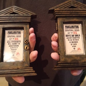 Dolores Umbridge's Proclamation Decree Inspired by Harry Potter - Etsy