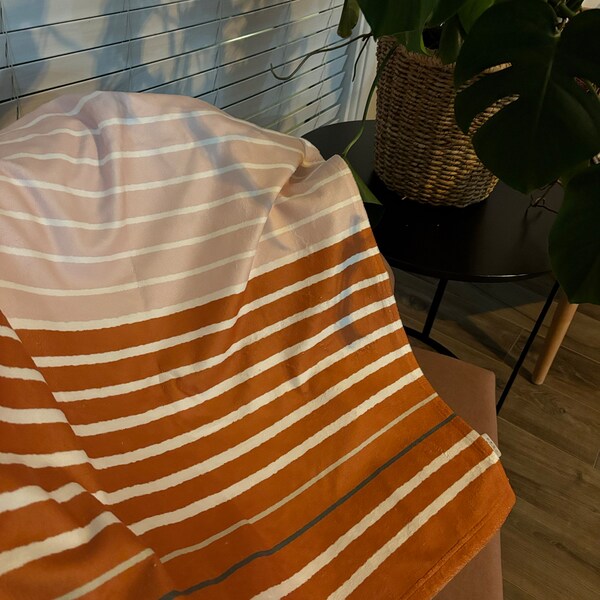 Geometric Yoga Mat – Terracotta Boho Design, Non-slip & Vegan Suede ...