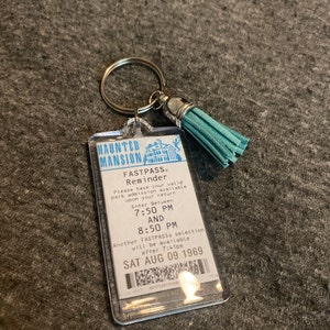 Six Broadway Musical Ticket Keychain - Etsy