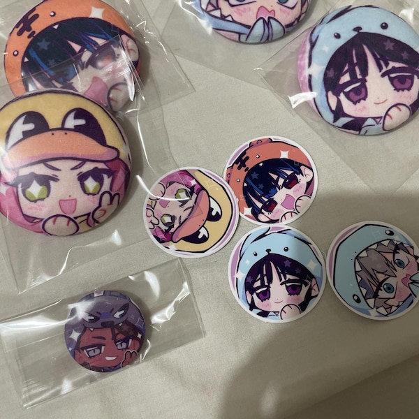 Alien Stage Animal 2.28inch Plush Buttons - Etsy