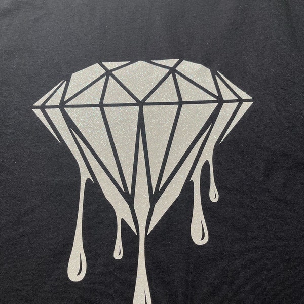 Dripping Diamond Svg | Crystal Svg | Gemstone Clipart | Diamond Clipart ...