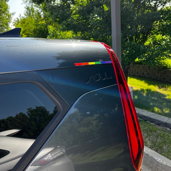 LGBT Gay Pride Rainbow Flag Car Vinyl Decal or Magnet Outdoor Window ...