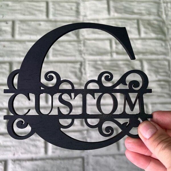 Split Monogram Svg/dxf/png/pdf, Alphabet Cut Files, Digital Download ...