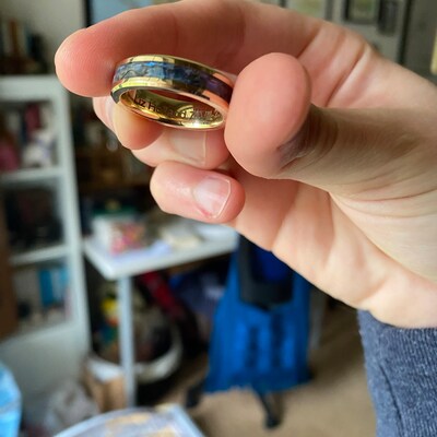 Wide Moissanite Solitaire Stone Forge Studios - Etsy