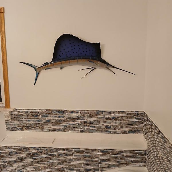 Sailfish Half-side Fish Mount 42" - Etsy
