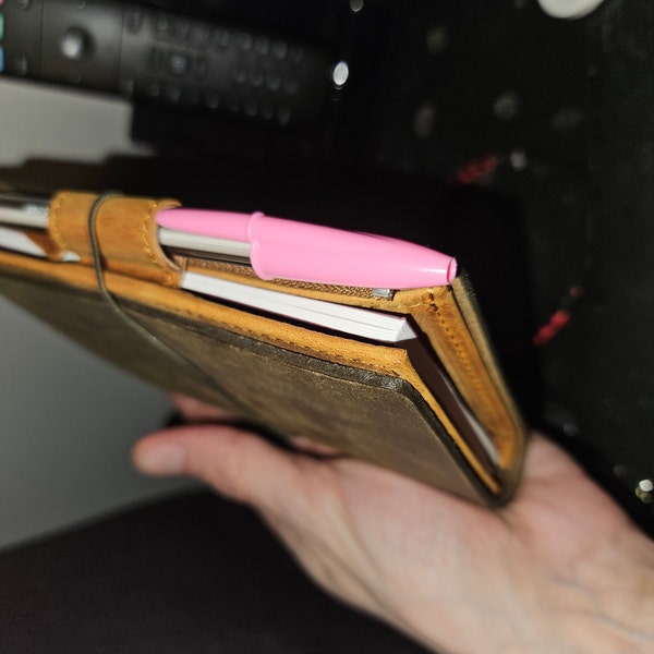 Leather Wallet Insert for Traveler's Notebook - Passport Size, Crazy ...