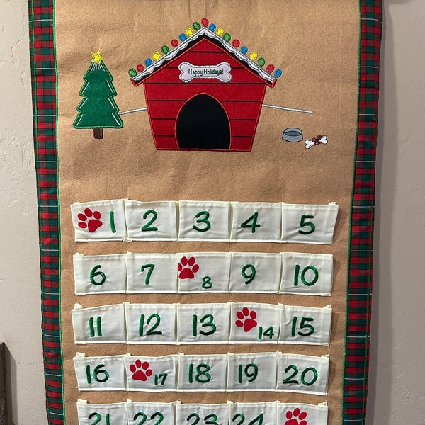 Dog Advent Calendar - Pet Christmas Countdown - Etsy