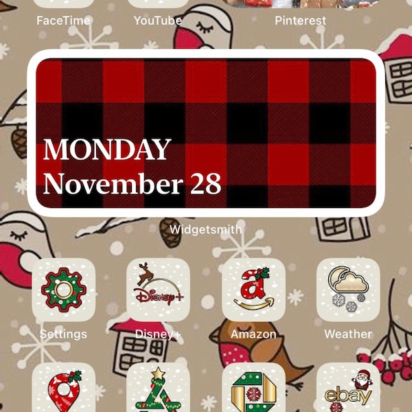 HAND-MADE CHRISTMAS App Icons | Festive Season | Personalized ...