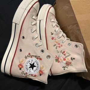 Embroidered Converse/ Converse Custom Constellation Embroidery - Etsy