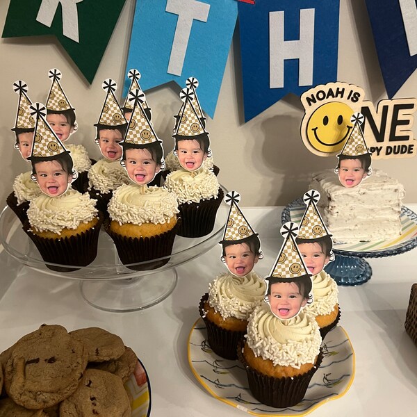 EDITABLE Happy Birthday 1 Cupcake Handprint Craft | Birthday Card ...