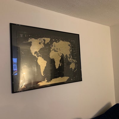 Scratch World Map Scratch off Personalized Map Travel Map - Etsy