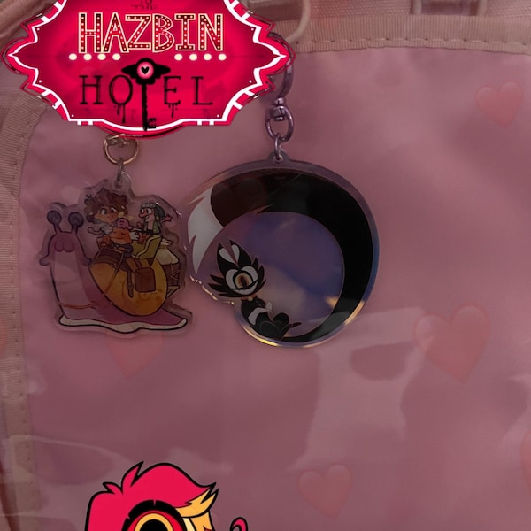 Helluva Boss/hazbin Hotel Holiday Themed Keychains - Etsy