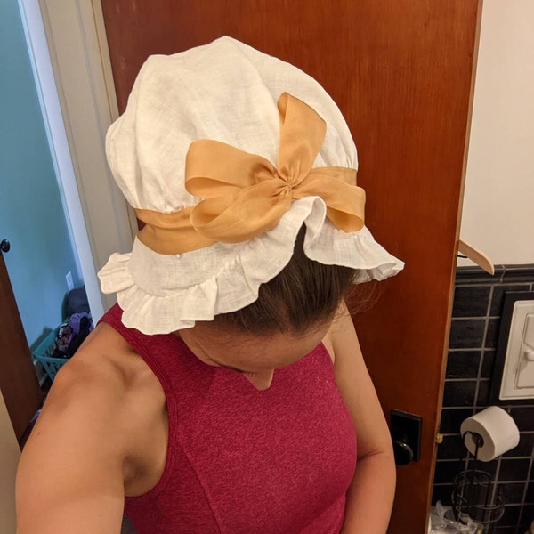 E-PATTERN "bess" Cap 1770s | G105C | 18th Century Millinery | Simple ...