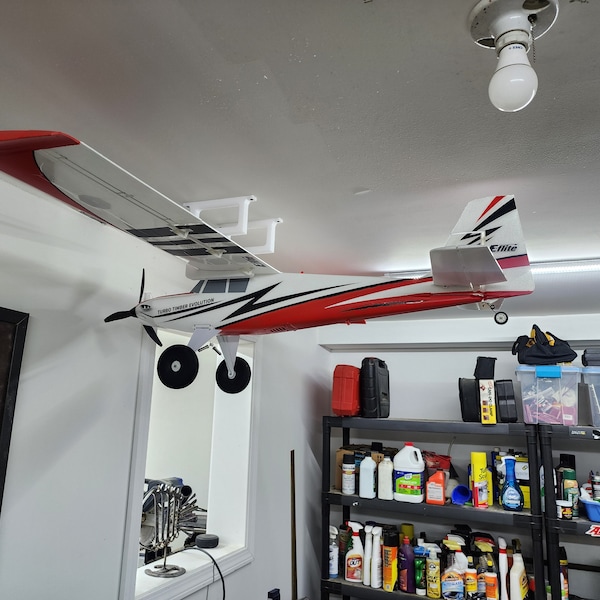 RC Airplane Hanger Ceiling Mount Wall Bracket for Hanging Extra Large ...