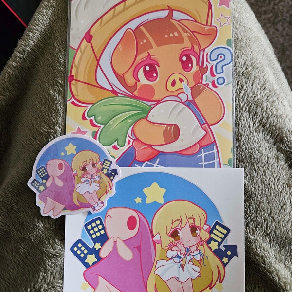 Peach World 11x17 Print! - Etsy