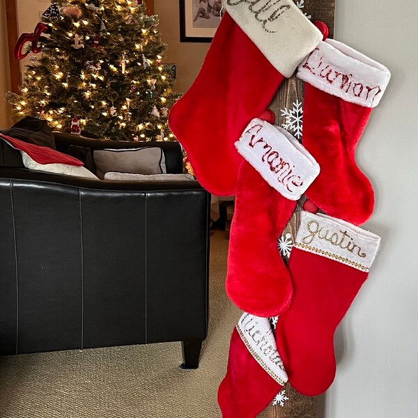 Vertical Stocking Holder 6ft, Stockings Were Hung, Stocking Holder ...