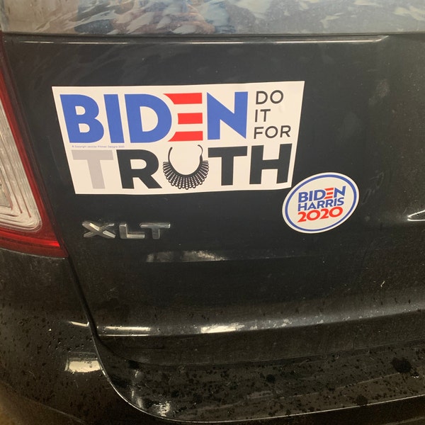 BIDEN for Truth removable Bumper Sticker - Etsy