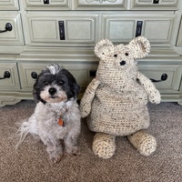 Crochet Pattern, Chunky Benji the Bear, Step by Step US Terms DIY ...