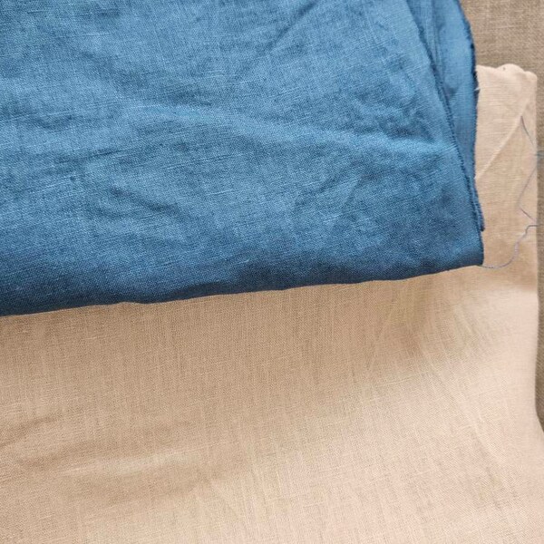 Pure Thick Patterned Linen Fabric. Vintage Upholstery Fabric. Floral ...