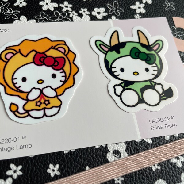 Hello Kitty Zodiac Sign Stickers - Etsy