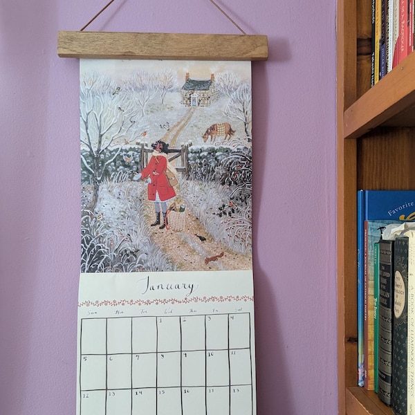 Calendar Hanger, 12" Calendar Hanger, 9" Calendar Hanger, Wooden ...