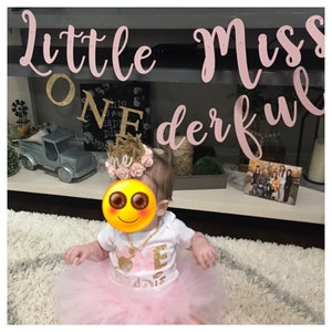 Little Miss Onederful Banner Little Miss Onederful Banner Miss ...