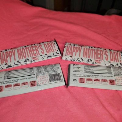 Mother's Day Candy Bar Wrapper, Happy Mother's Day, Chocolate Bar ...