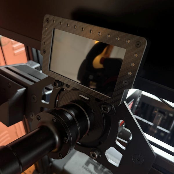 Sim Racing Dashboard Touchscreen Vocore 5 Inches DDU, Carbon Plate ...