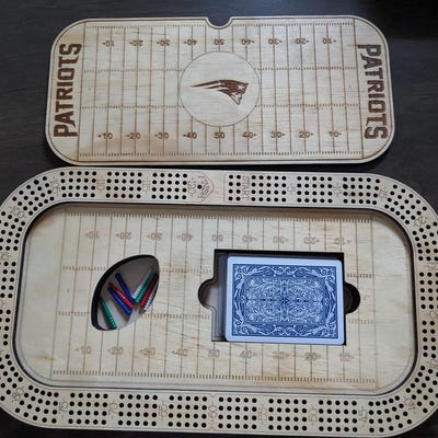 Cribbage Board, With Storage, Round, SVG, Laser Cutting File - Etsy