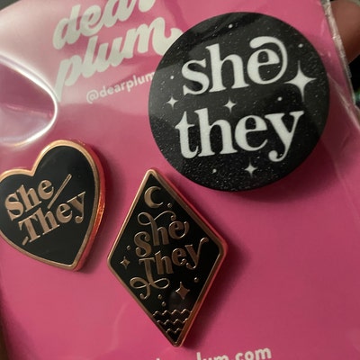 Your Own Custom Message Blossom Heart Enamel Pin, Friendship Pin ...