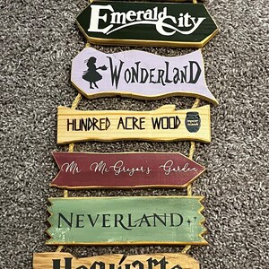 Custom Storybook Sign Set FREE SHIPPING - Etsy