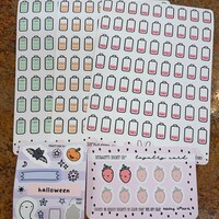 63 Cute Energy Tracker Planner Stickers SSC1043 - Etsy